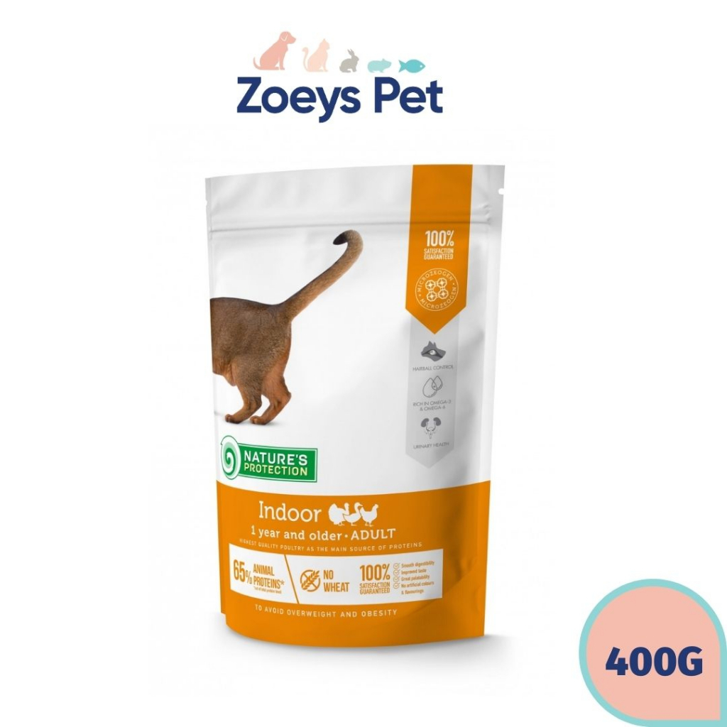 Nature's Protection Cat Indoor 400g Dry Cat Food | Shopee Malaysia