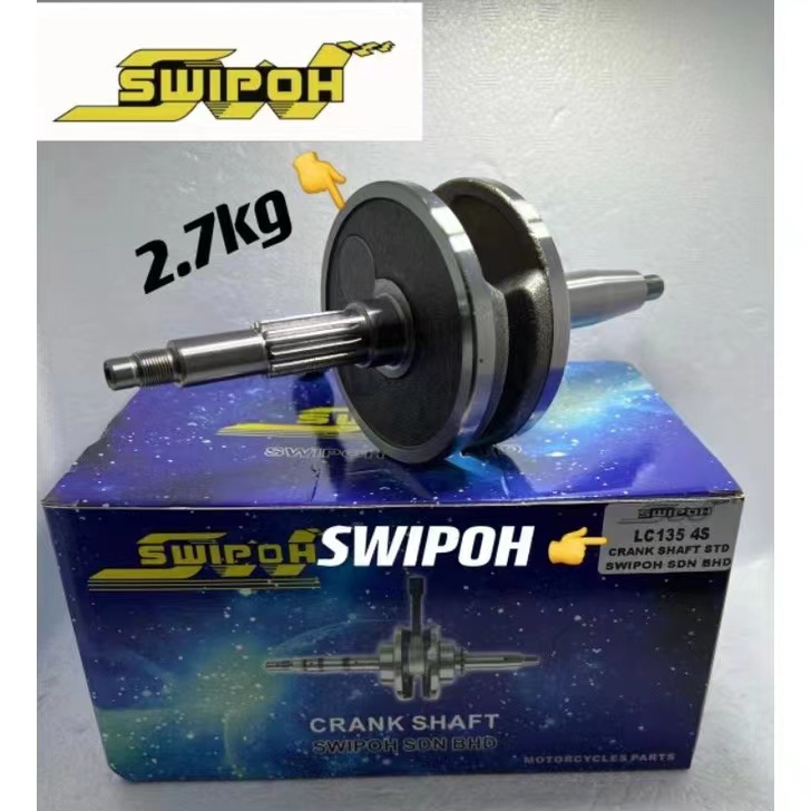 SWIPOH RACING CRANKSHAFT STD GRANSAP STANDARD LC135 4S AUTO PNP 135LC LC 135 YAMAHA | Shopee ...