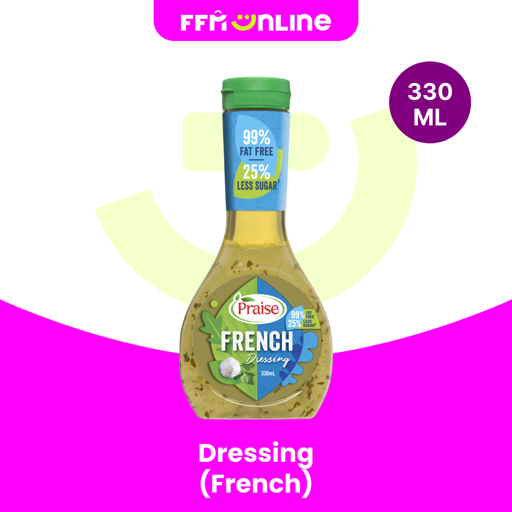 Praise Dressing French 330ml - 99% Fat Free 25% Less Sugar | Shopee ...