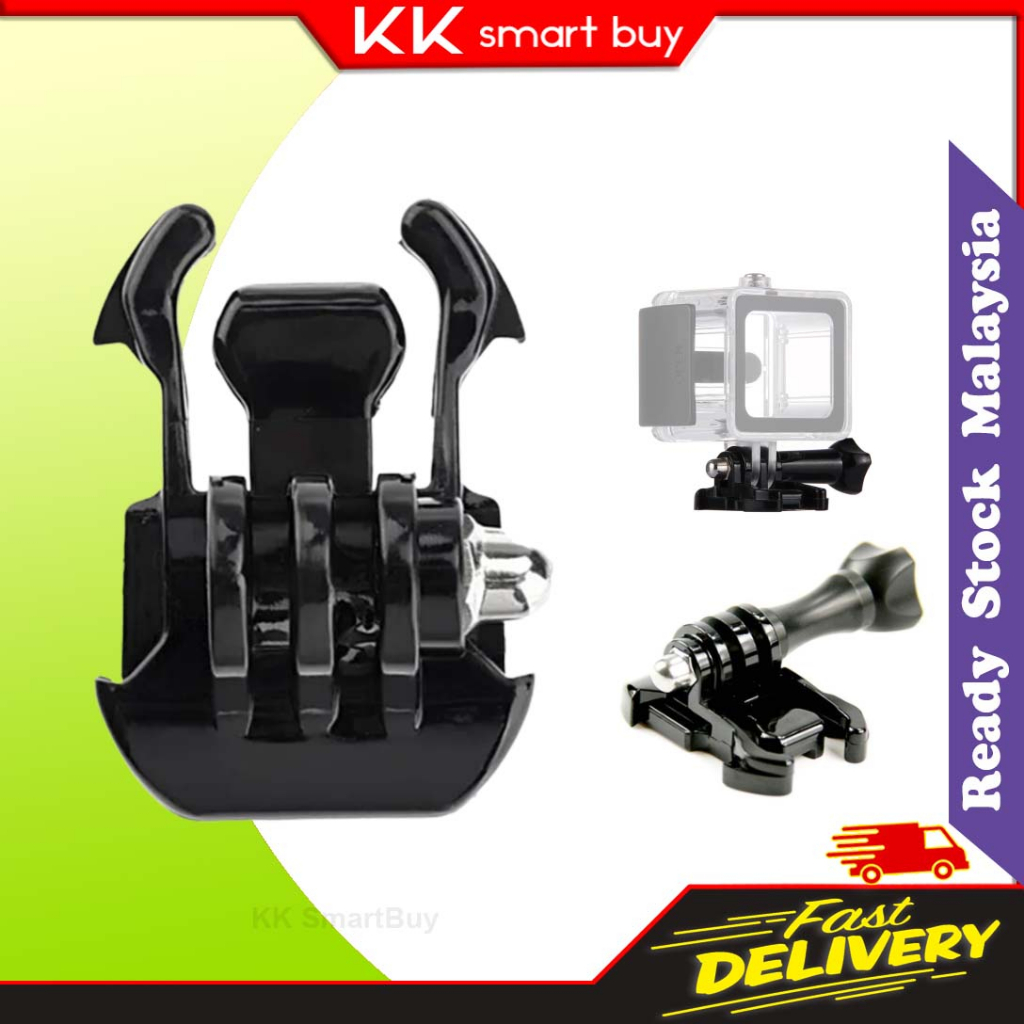 Quick Release Basic Clip Buckle Helmet Mount Adapter Compatible with GoPro 11 10 9 8 7 6 5 3 ...