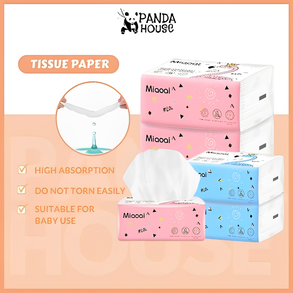 3PLY Bamboo Soft Tissue Thick Facial Tissue Baby Tissue Paper Towel ...