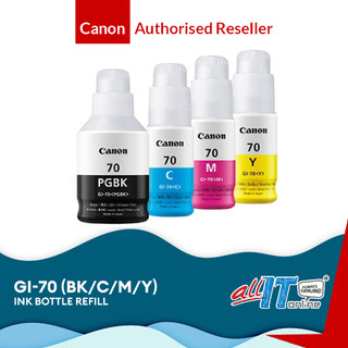 Canon GI-70 Ink Bottle Refill (Black/Cyan/Magenta/Yellow) | Shopee Malaysia