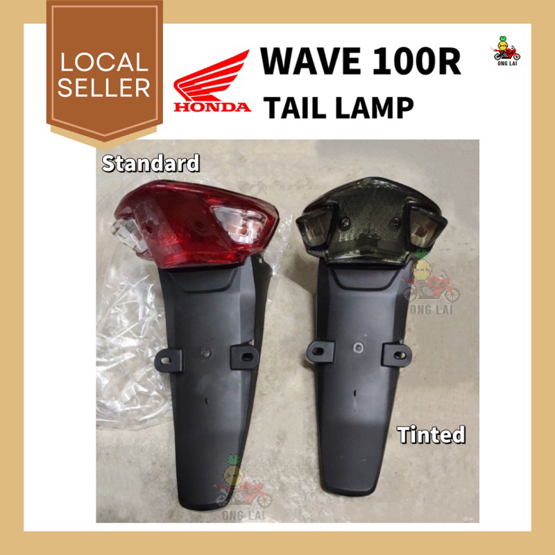 HONDA WAVE R W100R WAVE100 R TAIL LAMP WITH FENDER SE REAR LAMPU ...