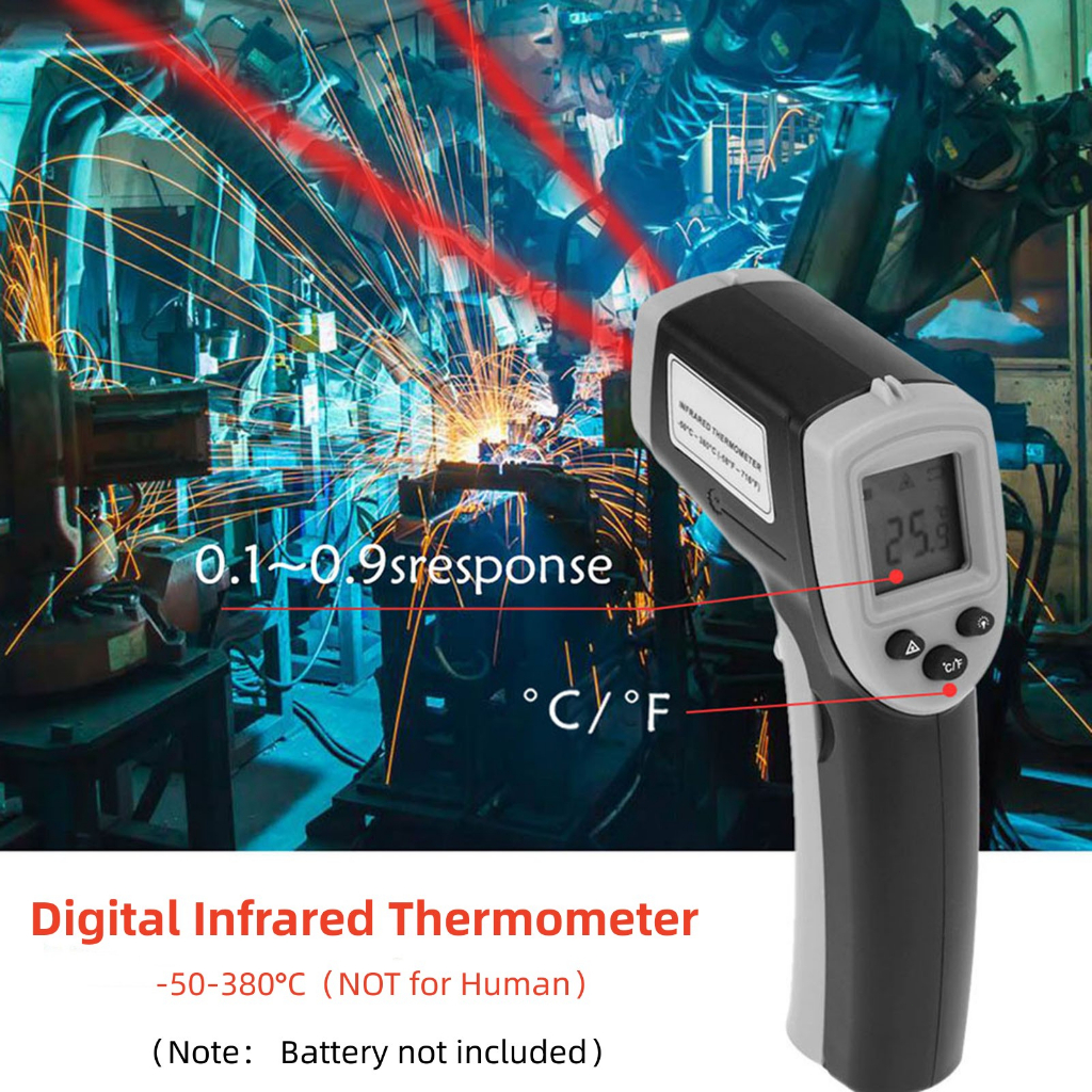 🔥🔥🔥Industrial Infrared Thermometer Laser Digital Temperature Gun Non ...