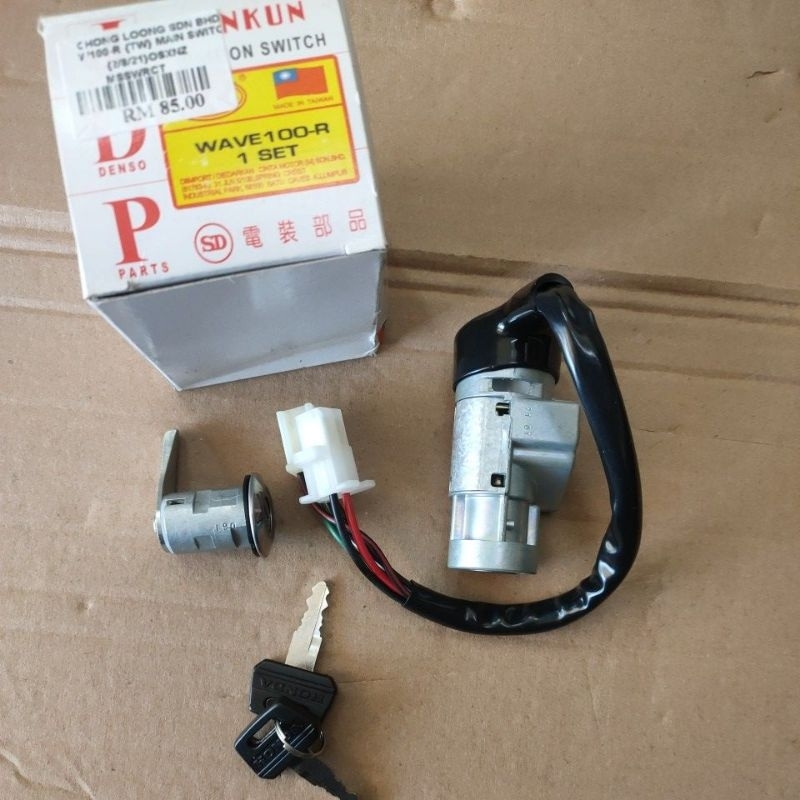 HONDA WAVE 100-R MAIN SWITCH SET JINKUN DENSO PART TAIWAN | Shopee Malaysia
