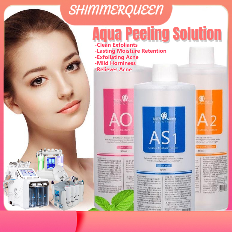 Korea AS1 SA2 AO3 Aqua Peeling Solution 400ml Hydra Dermabrasion Facial Cleansing Blackhead ...