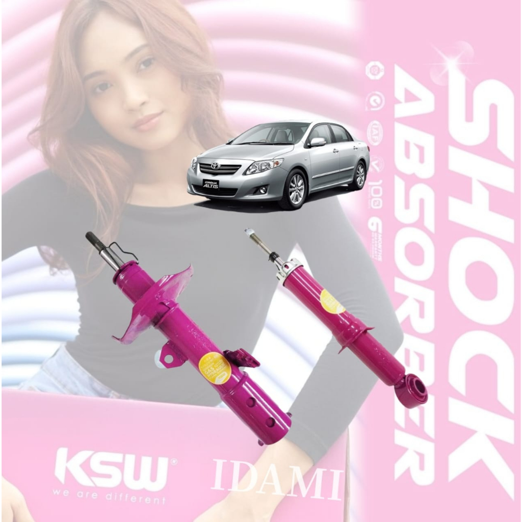 Toyota Altis 2008 KSW Performance Gas Absorber | Shopee Malaysia