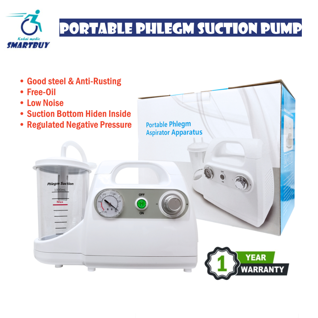 Portable Phlegm Suction Pump / Aspirator Apparatus FO9001-B ( Mesin ...