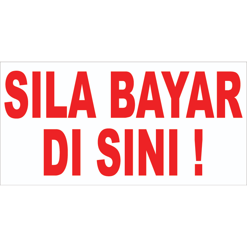 STICKER ARAHAN (SILA BAYAR DISINI) | Shopee Malaysia