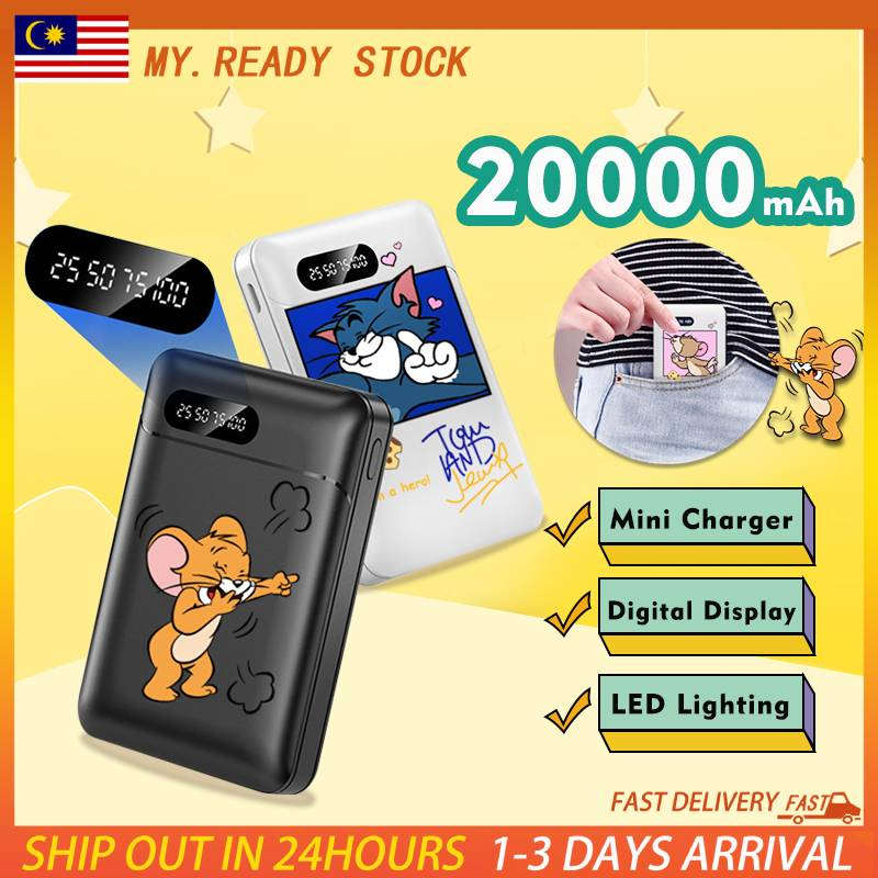Portable Cute Powerbank 20000mAh Large Capacity Fast Charging Cute ...