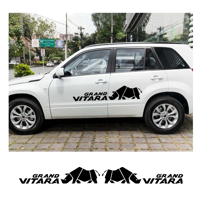 2pcs Door Body 4X4 OFF ROAD Car Stickers for Suzuki Grand Vitara AT MT ...