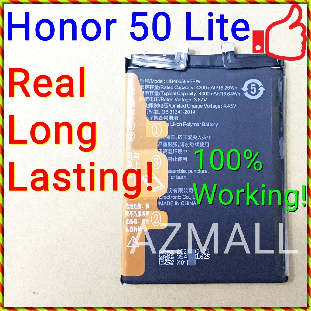 (66W Fast Charge) NEW ORI Long Lasting Stable Battery HB466589EFW Honor ...