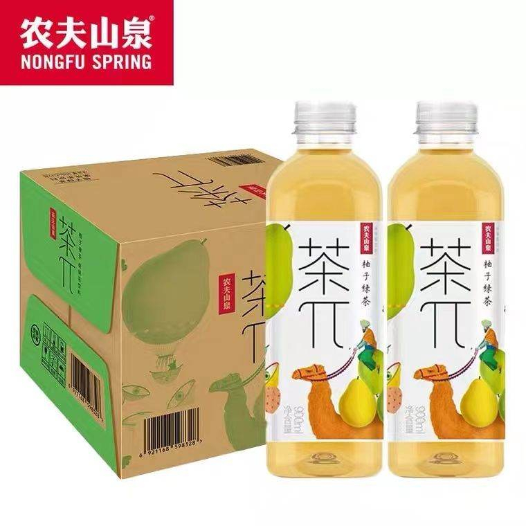 【超大瓶 900ML】农夫山泉茶派 茶兀果味茶饮料【柚子绿茶/蜜桃乌龙茶/西柚茉莉花茶/柠檬红茶/青提乌龙茶/柑普柠檬茶】900毫升 NONG ...