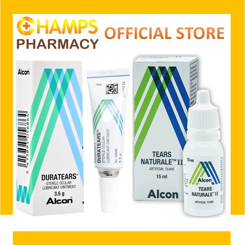 ALCON DURATEARS LUBRICATING EYE OINTMENT 3.5GM & TEARS NATURALE ...