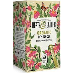 Heath & Heather Organic Tea 20 bags ( Echinacea/ Dundelion/ Raspberry ...