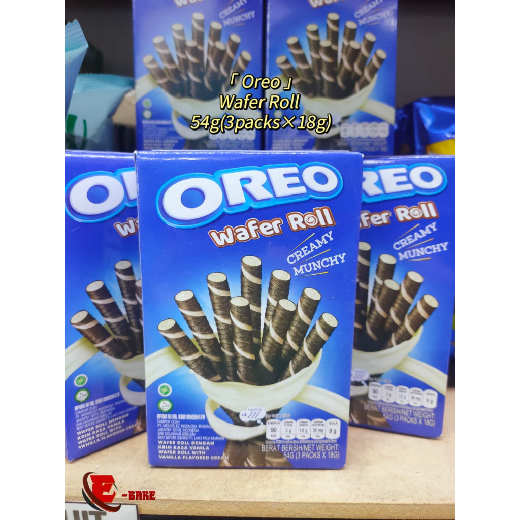 OREO WAFER ROLL WITH VANILLA FLAVORED CREAM |54G |HALAL | Shopee Malaysia