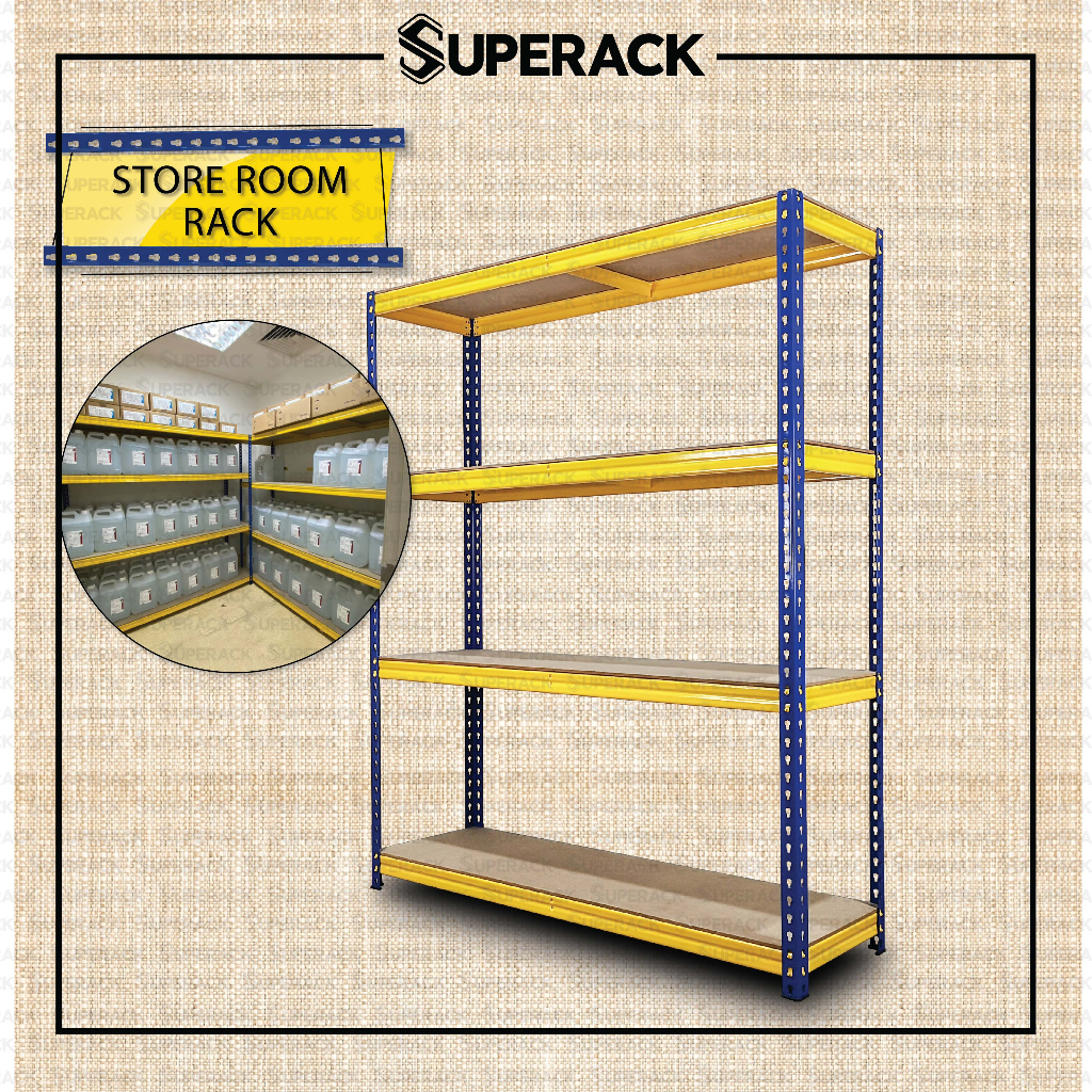 SUPERACK Store Room Rack Boltless Rack Shelf Rack Storage Rack Rak ...