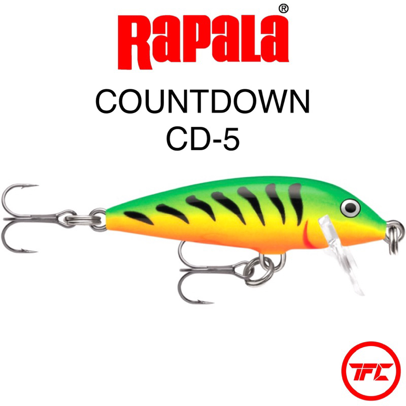 RAPALA Countdown CD-5 Lure CD05 CD5 Sinking | Shopee Malaysia