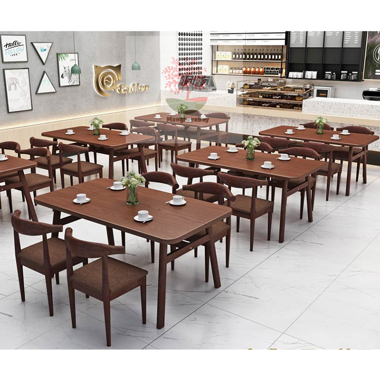 Restaurant Table and Chair Fast Food Breakfast Coffee Shop Cafe Table ...