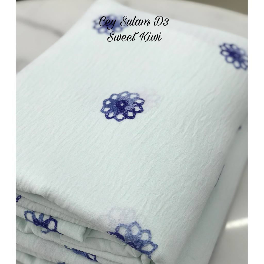 Kain Raya dah tiba! 😁Cey Sulam Kaki tak perlu iron dan tak perlu lining ...