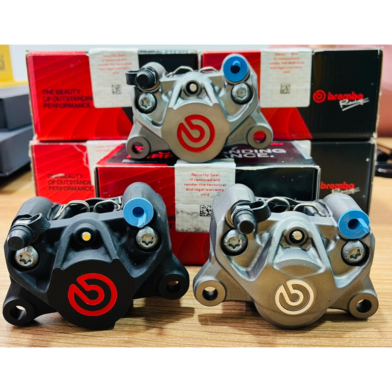 Brembo P34 2 Pot Caliper P34 Silver / P34 Black Original Brembo ...