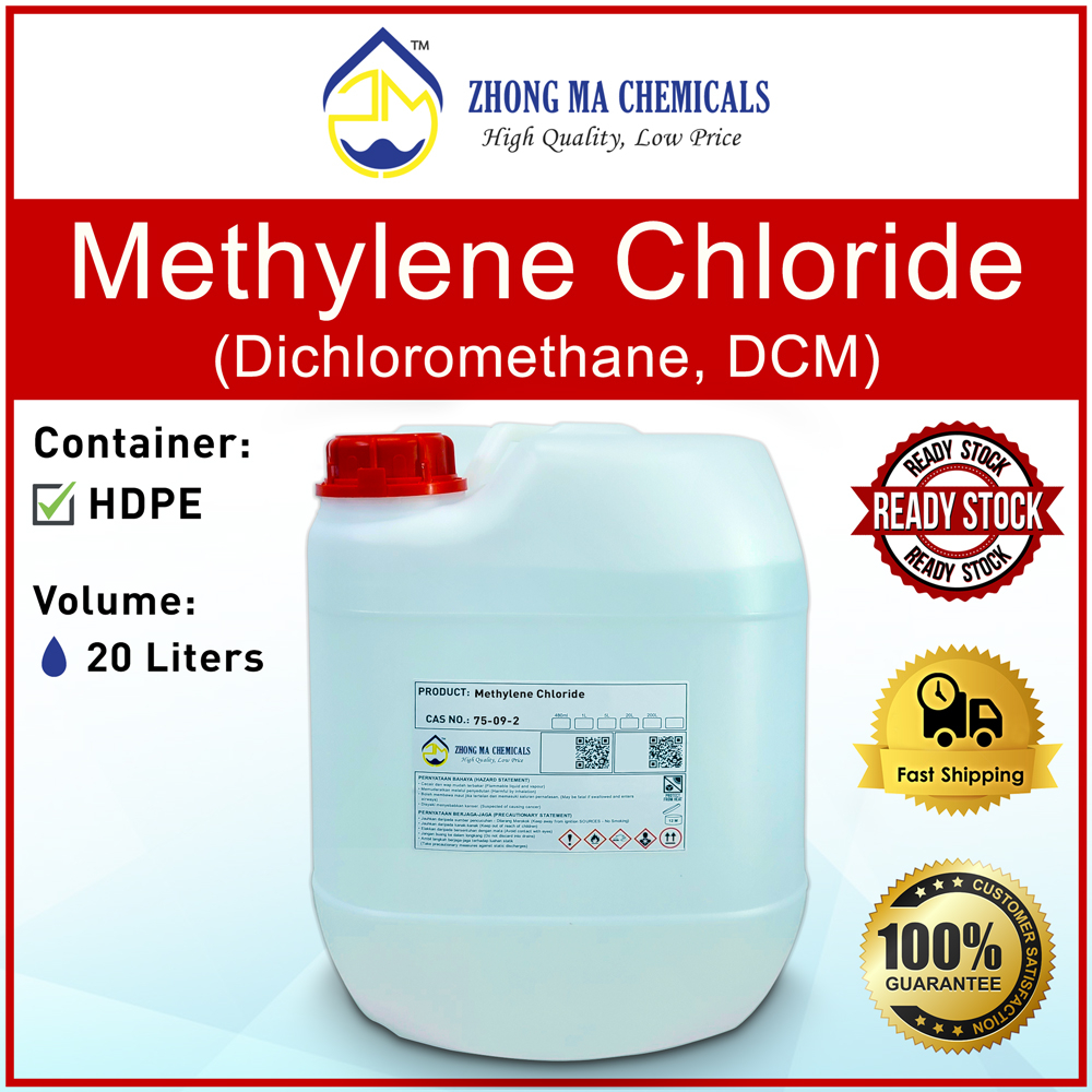 Methylene Chloride (Dichloromethane, DCM, Methylene Bichloride) 20L / 20 Liters | Shopee Malaysia