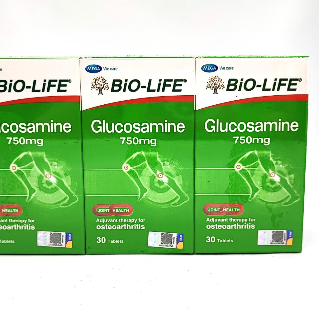 BiO-LiFE Glucosamine 750mg 3 x 30 tablets (For Joint Health) | Shopee ...