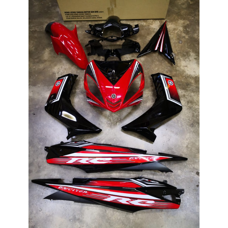 COVERSET HLD 135LC V1 CUSTOM RC MERAH | Shopee Malaysia