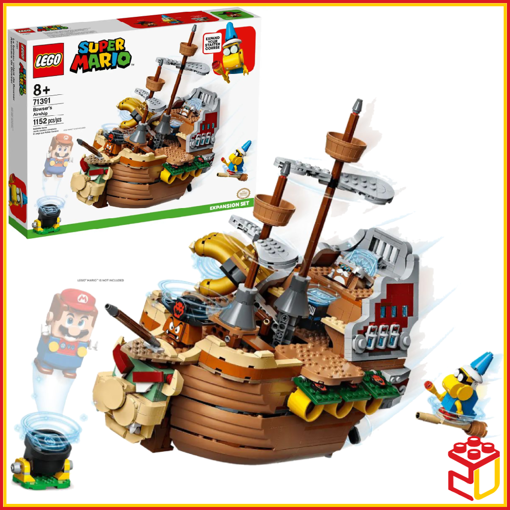 (Ready Stock) 71391 LEGO Super Mario Bowser’s Airship Expansion Set ...