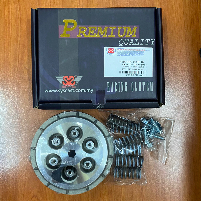 SYS RACING PREMIUM HYPER CLUTCH SET 6 SPRINGS - SYM VF3I / YAMAHA LC135 ...