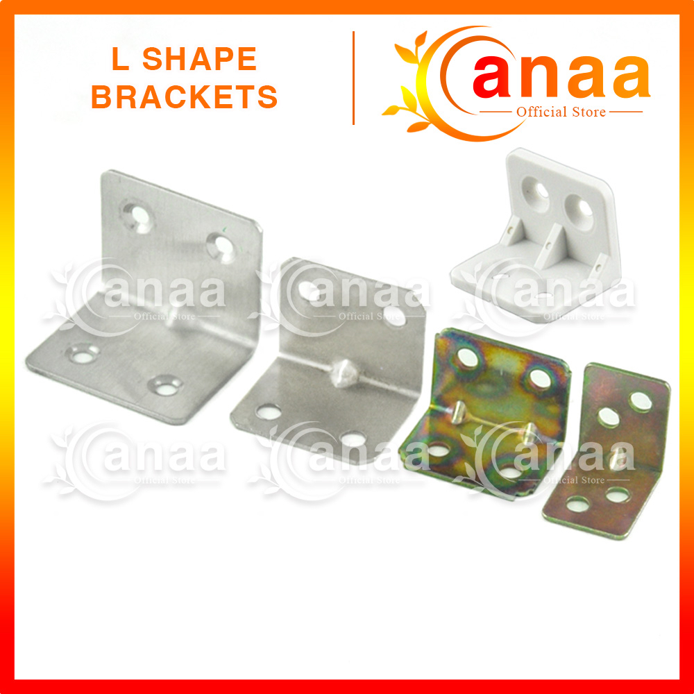 ANAA PVC L Shape Stainless Steel Bracket Metal Drawer Kitchen Cabinet ...