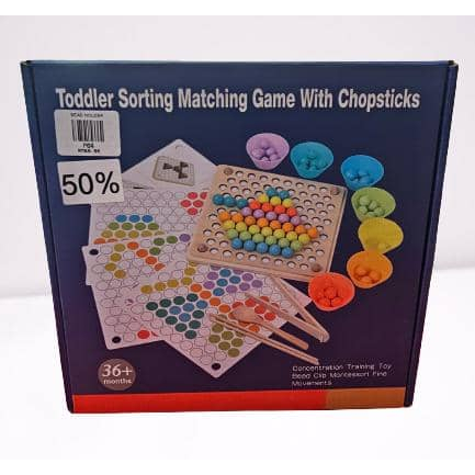 Toddle Sorting Matching Game With Chopsticks | Shopee Malaysia