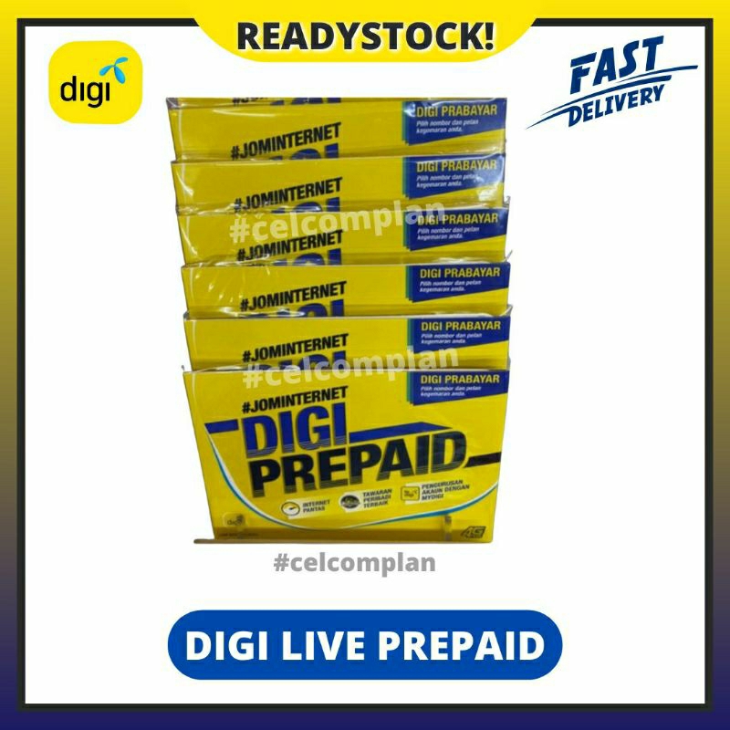 SIM DIGI LIVE PREPAID { fast shiping } | Shopee Malaysia
