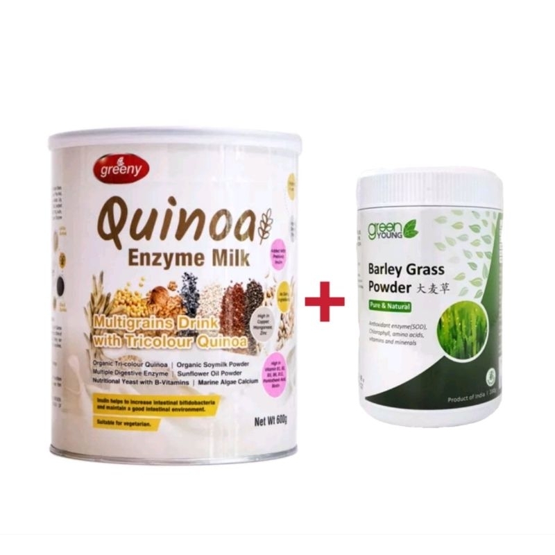 Quinoa Enzyme 600g & Barley Grass 200g | Shopee Malaysia