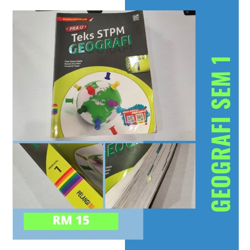 Buku rujukan geografi sem 1 STPM | Shopee Malaysia