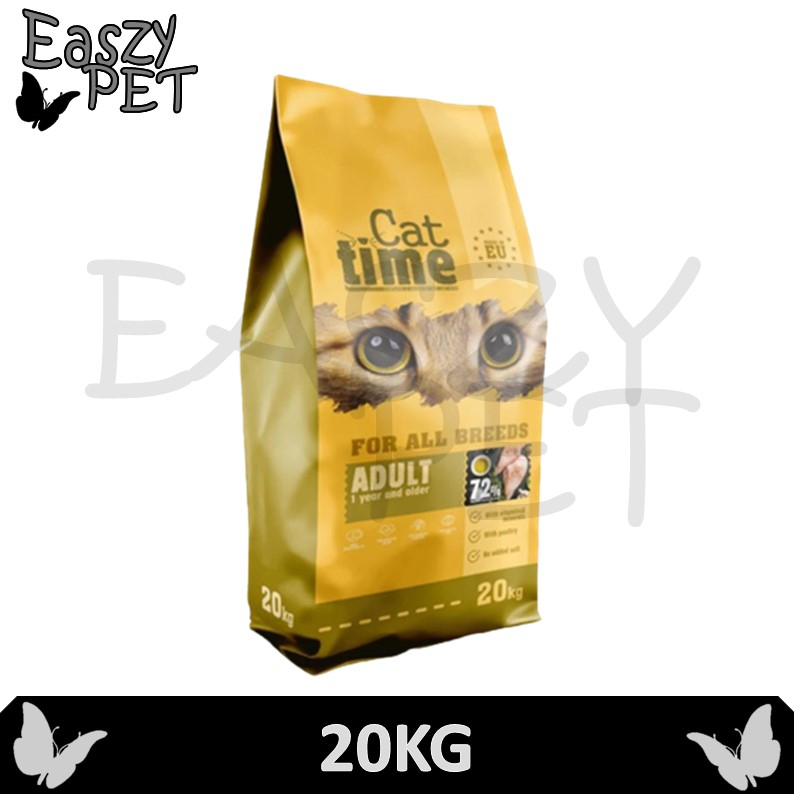 Cat Time Complete Adult Cat Food 20KG - Cat Food / Pet Food / Cat Dry ...