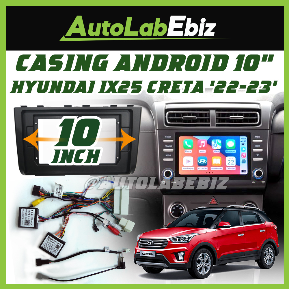 Hyundai IX25 CRETA 2022 2023 Android Player Casing 10" inch with Power Socket CANBUS | Shopee ...
