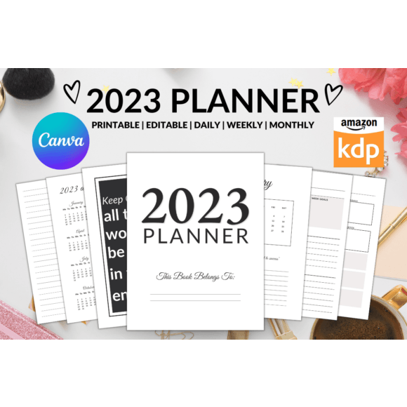 2023 Planner | Canva Template | Shopee Malaysia