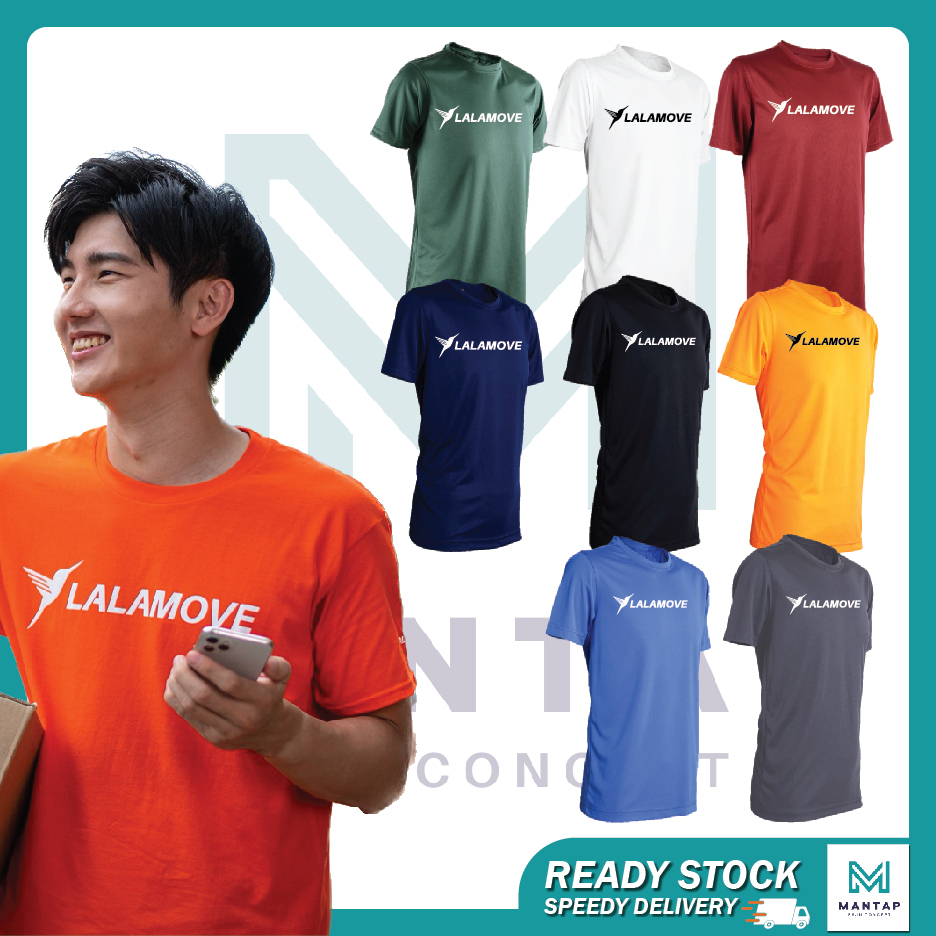 Classic T Shirt L MOVE EXPRESS lala MOVE UNIFORM DRIVER RIDER STAFF ...