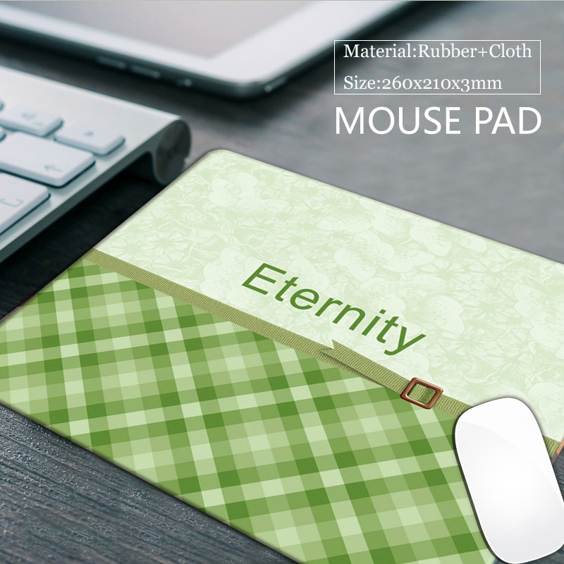 Simple Mouse Pad, Desk Mat with Abstract Art Design, Square Mouse Mat ...