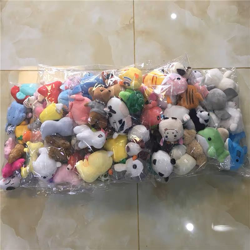 Claw Machine Mini Doll Cartoon Grabber Dolls Plush Kids Boy Girl Toy ...