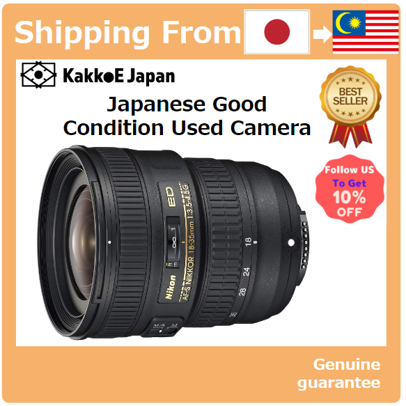 Pre-loved Nikon Ultra Wide Angle Zoom AF-S NIKKOR 18-35mm f/3.5-4.5G ED ...