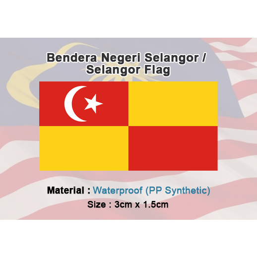 Stiker Bendera Negeri Malaysia Waterproof | Shopee Malaysia