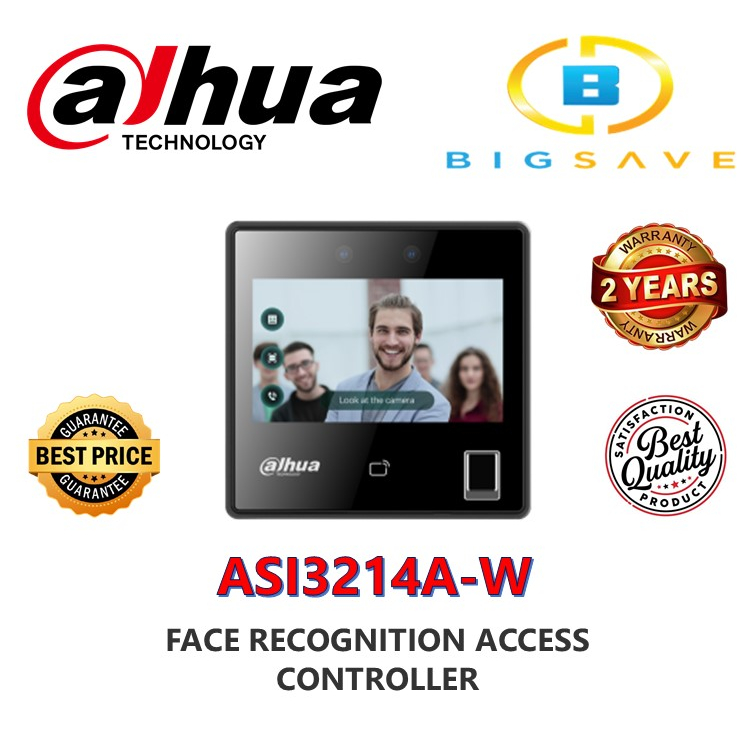 DAHUA ASI3214A-W FACE RECOGNITION ACCESS CONTROLLER | Shopee Malaysia