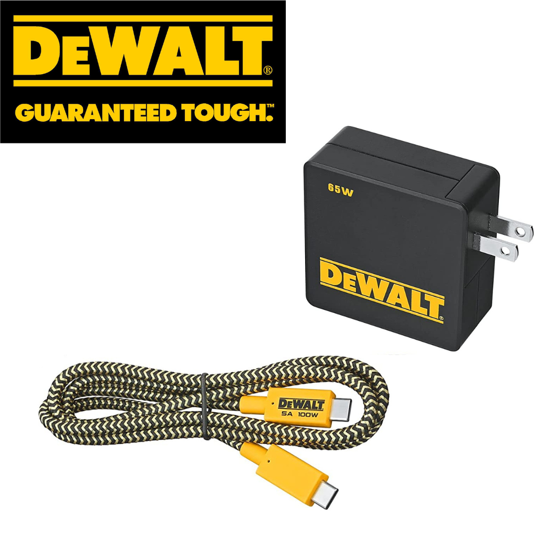 (READY STOCK) DEWALT USBC 65W PD Charger with 100W Heavy Duty ...