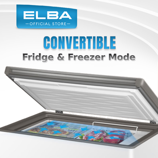 Elba Chest Freezer - Grey (130L) ARTICO EF-E1310(GR) | Shopee Malaysia