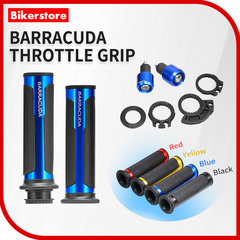 Barracuda Throttle Handle Grip Balancer Alloy Rubber Grips Universal ...
