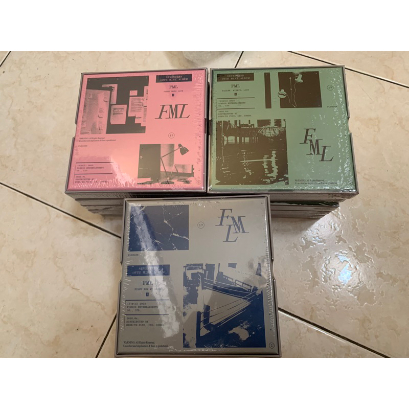 SEVENTEEN ‘fml’ photobook ver sealed album | Shopee Malaysia