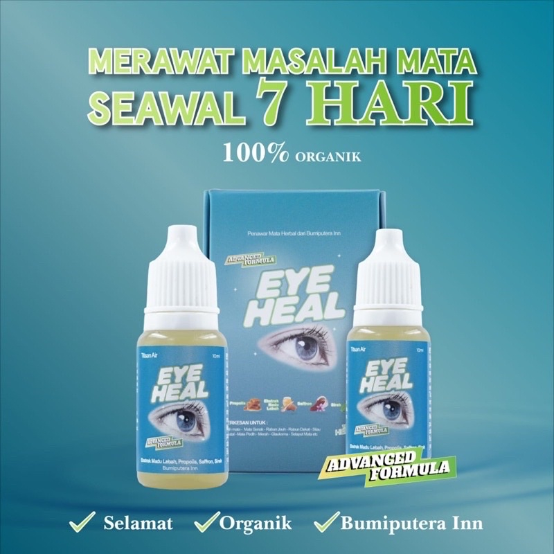 EYE HEAL 🚚 Free Shipping 💯 ORIGINAL penawar mata terbaik 🔥Original QR ...