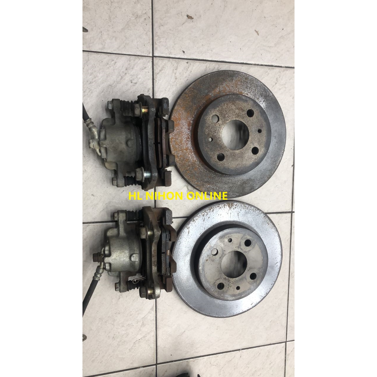 (USED)Toyota BB 3SZ Front Disc Brake Set For PNP Myvi Viva Kenari ...